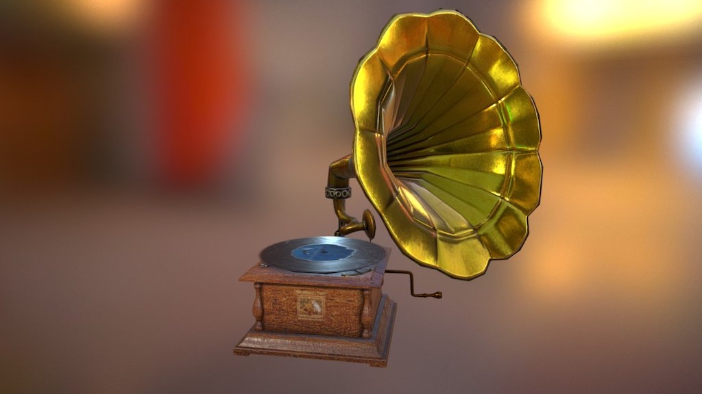 Vintage record player - Download Free 3D model by JennyB (@jenny77 ...