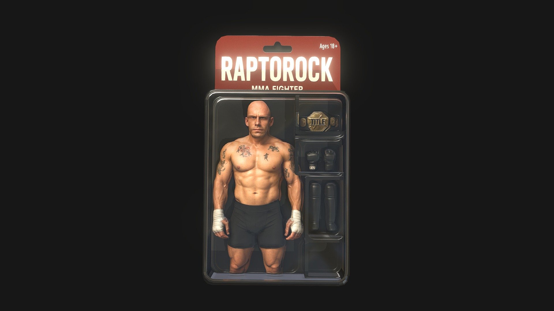 Collectable MMA Character - 3D model by R-LAB (@rakshaan) [6f3c134 ...