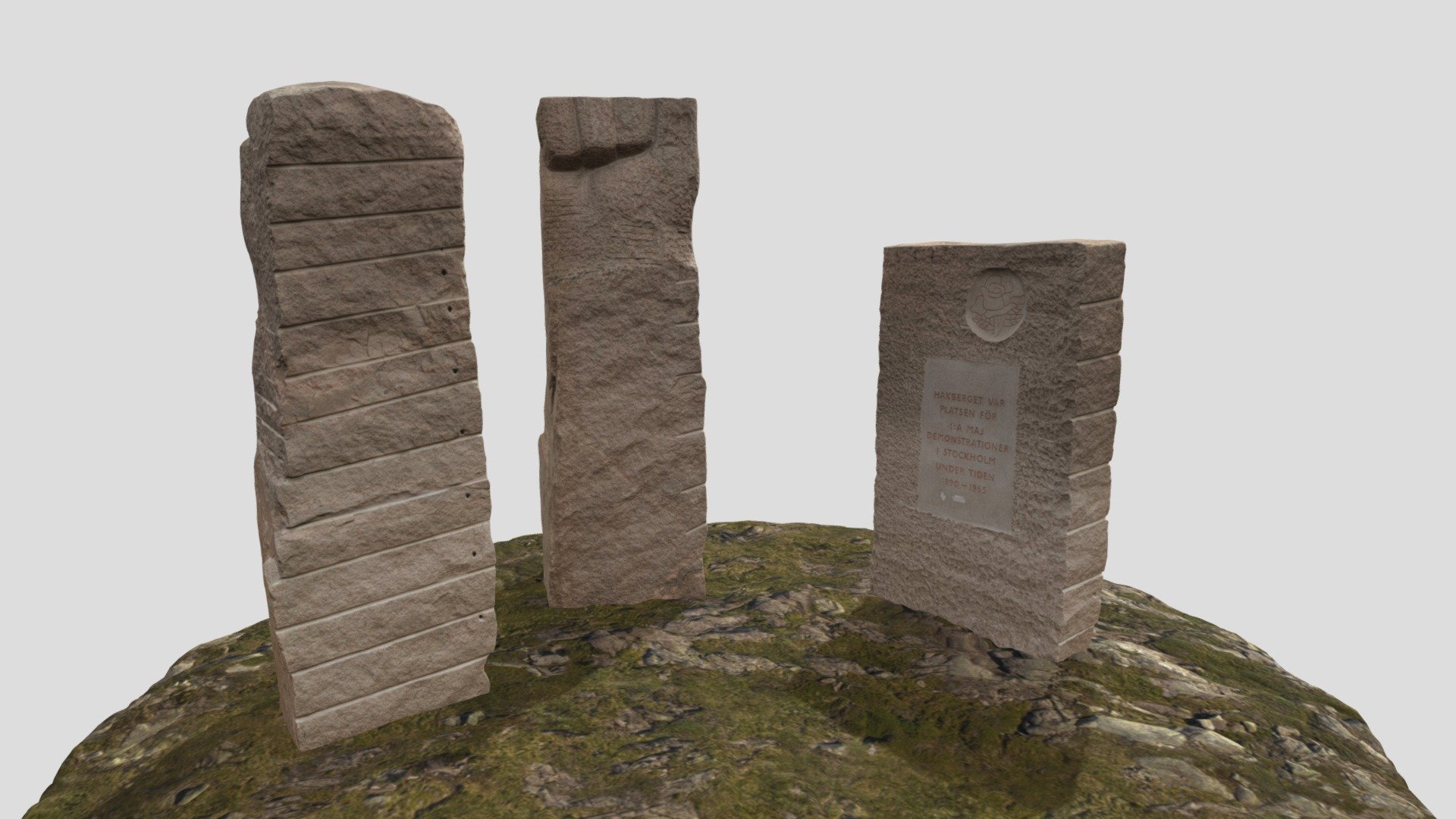 "Protest" (1986) Hakberget, Stockholm - 3D model by carlfredrik_IVAR ...