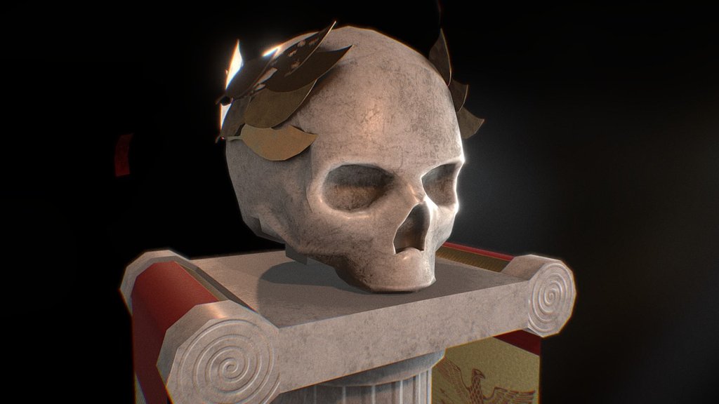 Caesar Skull - 3D model by Anthony Schmidt (@risto296) [6f3c76f ...