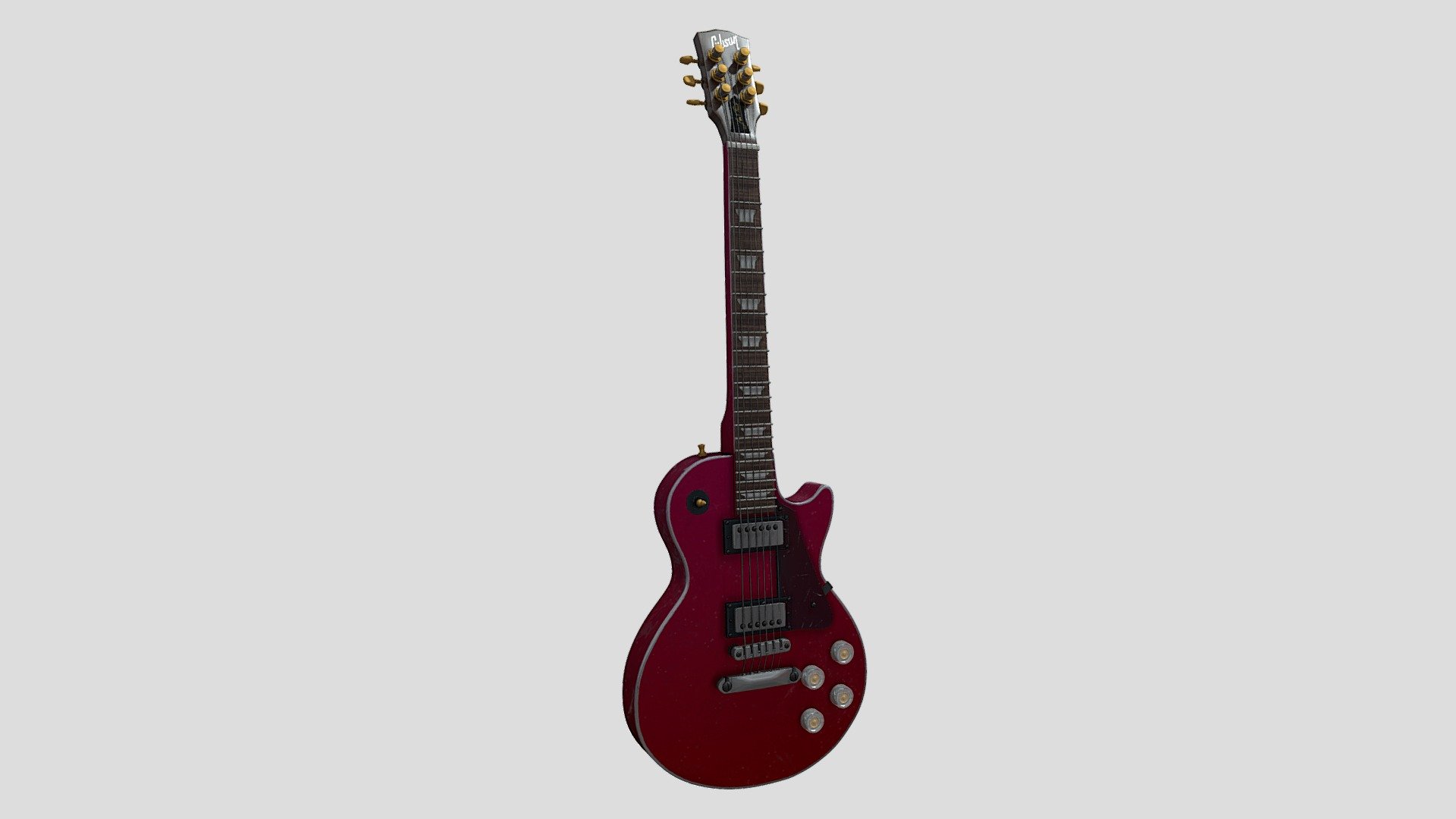Les Paul Guitar - 3D model by Ricardo_PG (@RickPG001) [6f3f995] - Sketchfab