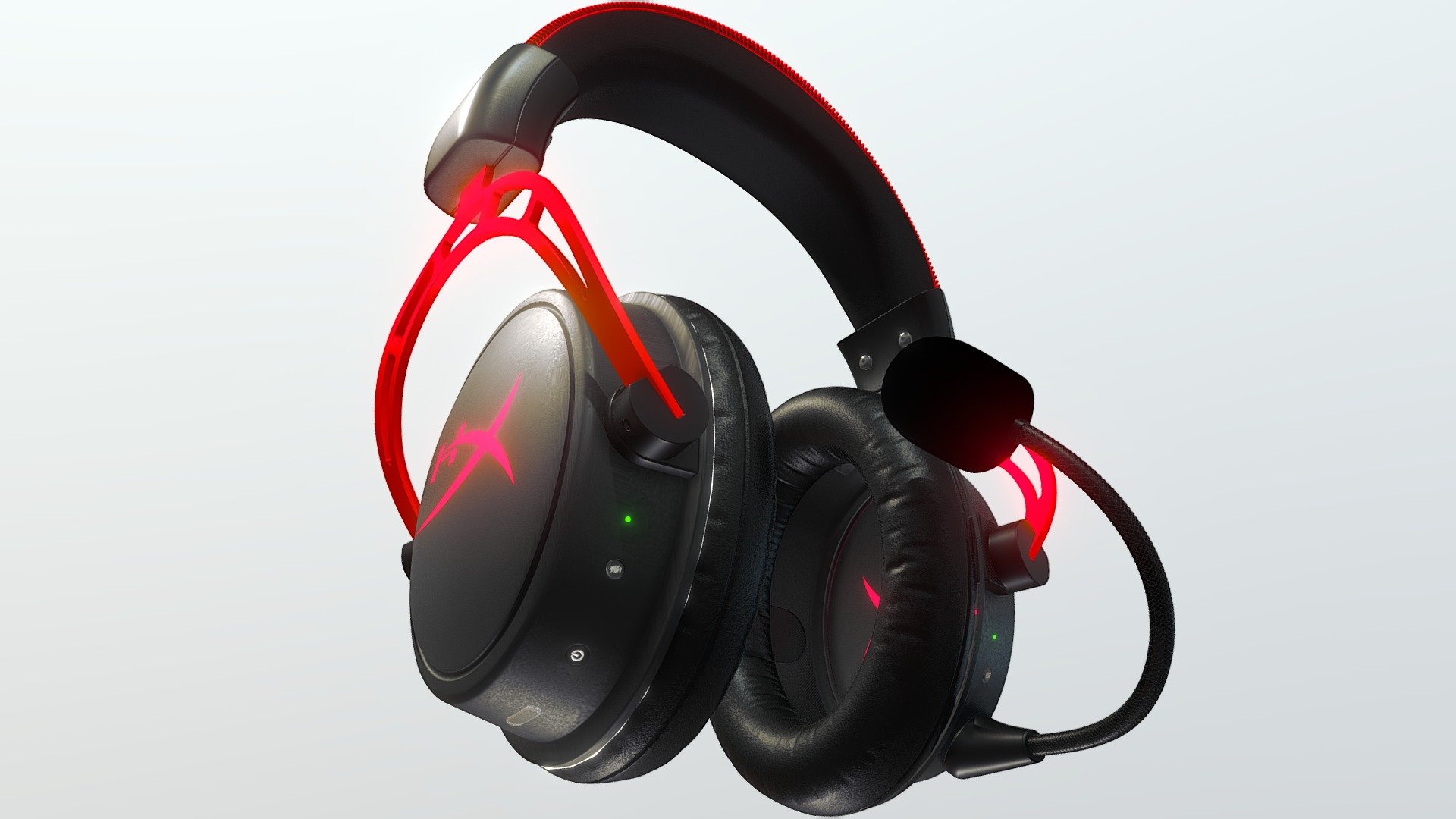 HyperX Headphone - 3D model by Mohamed-amr [6f4043e] - Sketchfab
