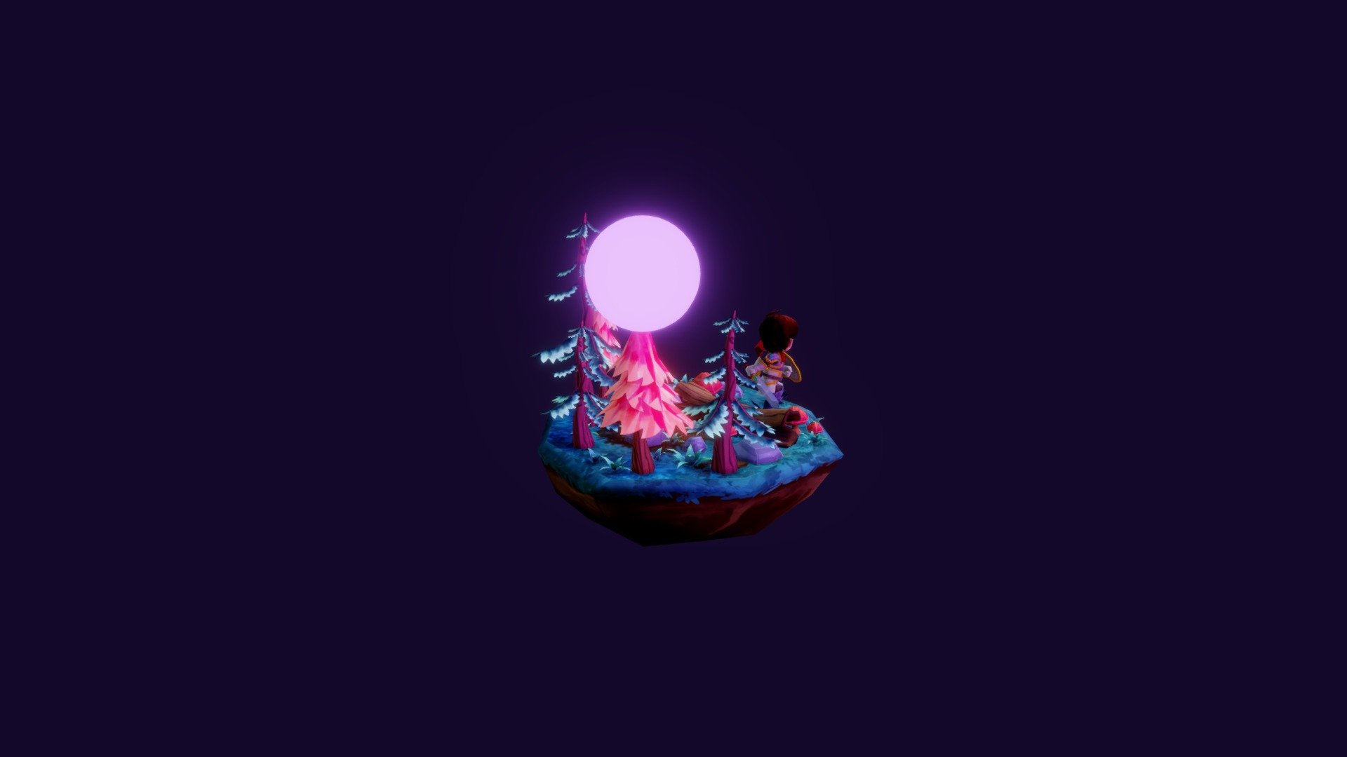 Island With Knight - 3D model by Stephanie.Kam.Ren.Zhi [6f40879 ...