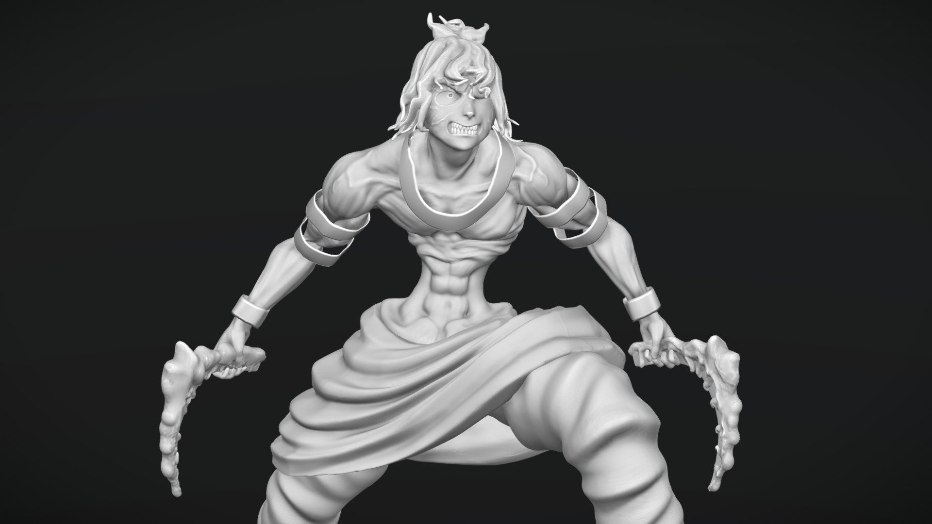 Gyutaro Sculpt - 3D model by MarkusProud [6f40d44] - Sketchfab