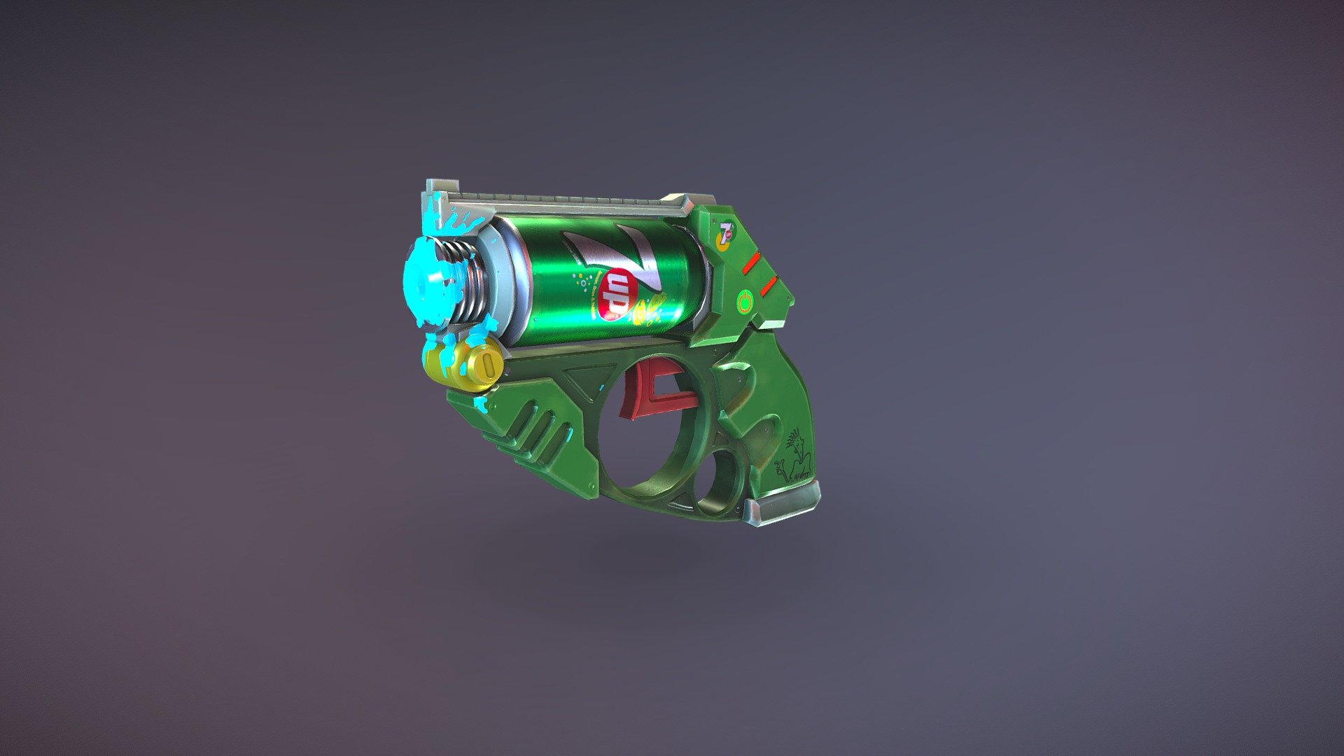 SevenUp Gun - Buy Royalty Free 3D model by LucM_3D (@luc.mahaaly ...