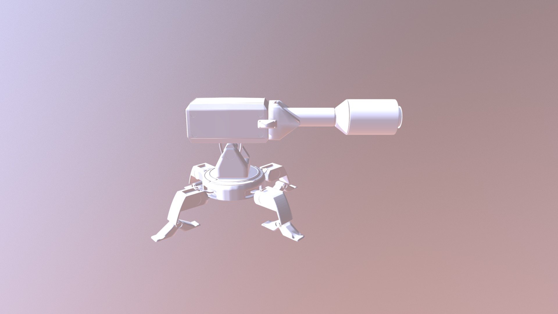 Turret Matthew Dube - 3D model by MatthewDube [6f42450] - Sketchfab