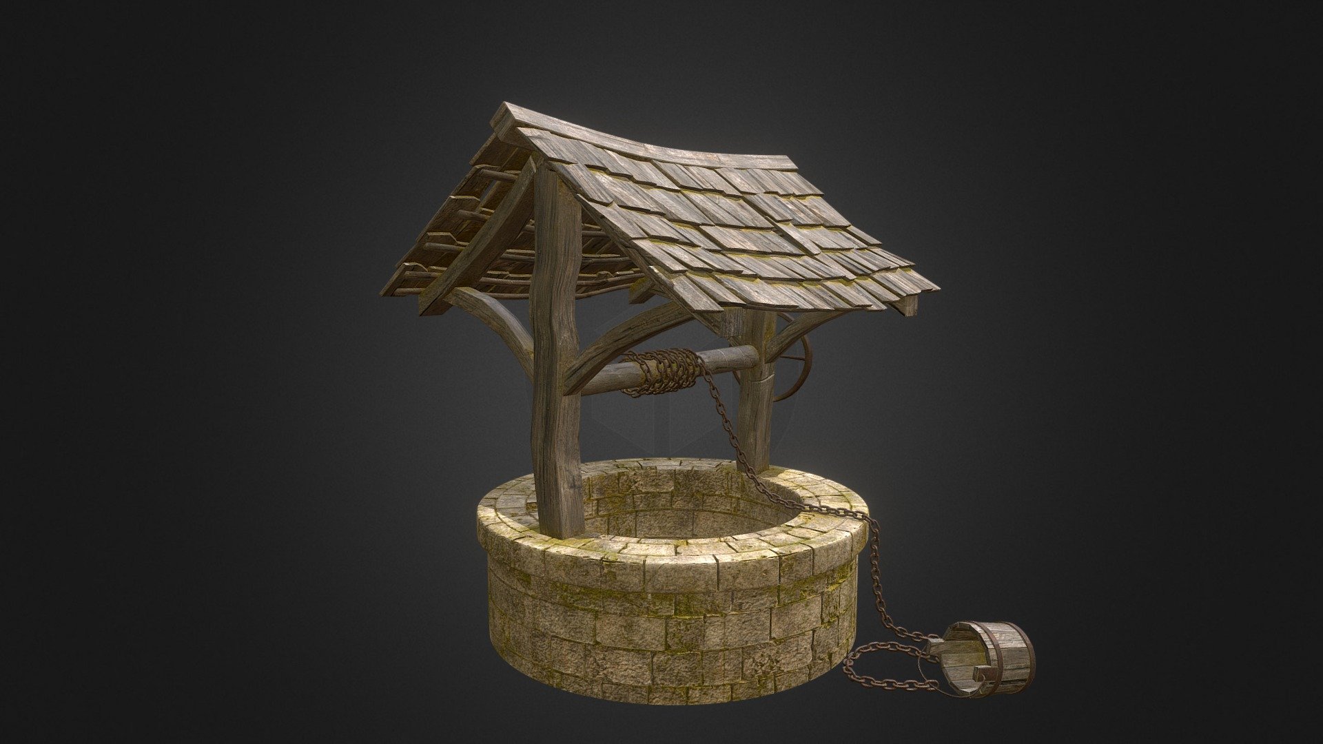 Water well - 3D model by Lucas.Kalk [6f4295e] - Sketchfab