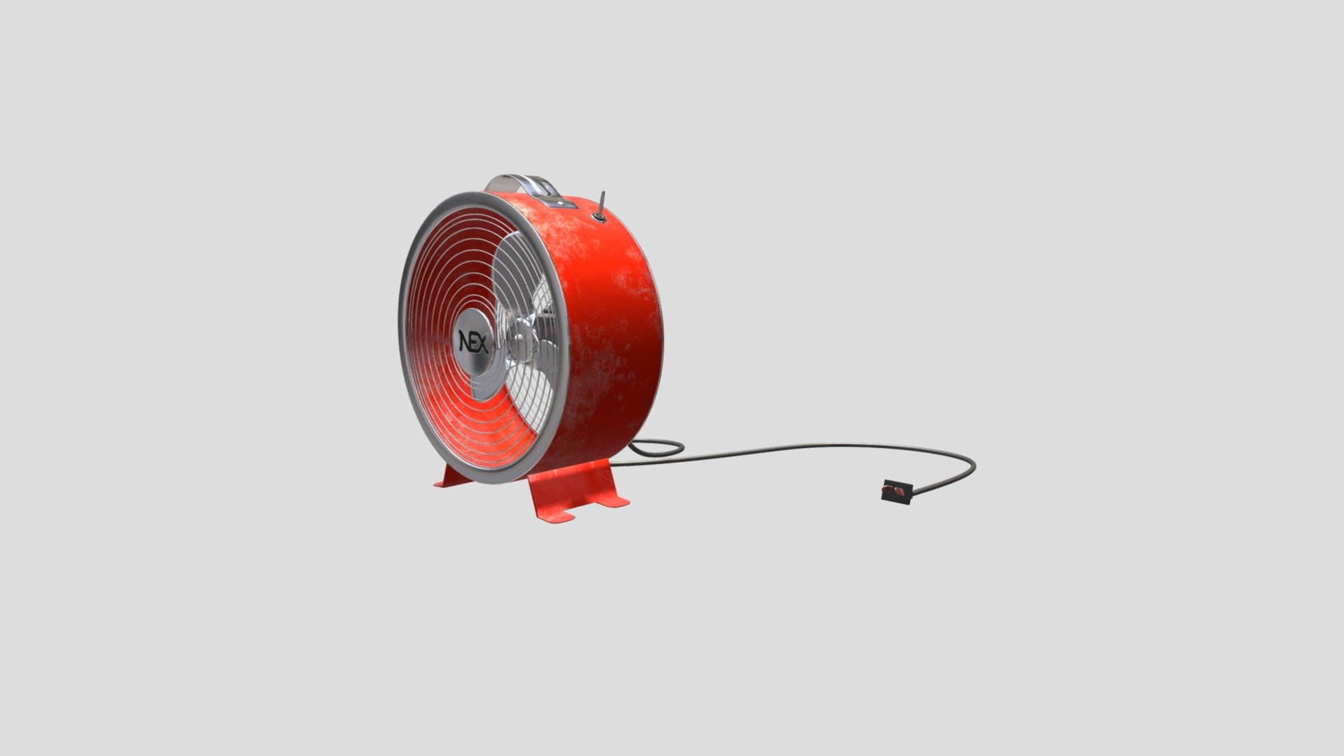 Small Metallic Fan - Download Free 3D model by birdus [6f43071] - Sketchfab