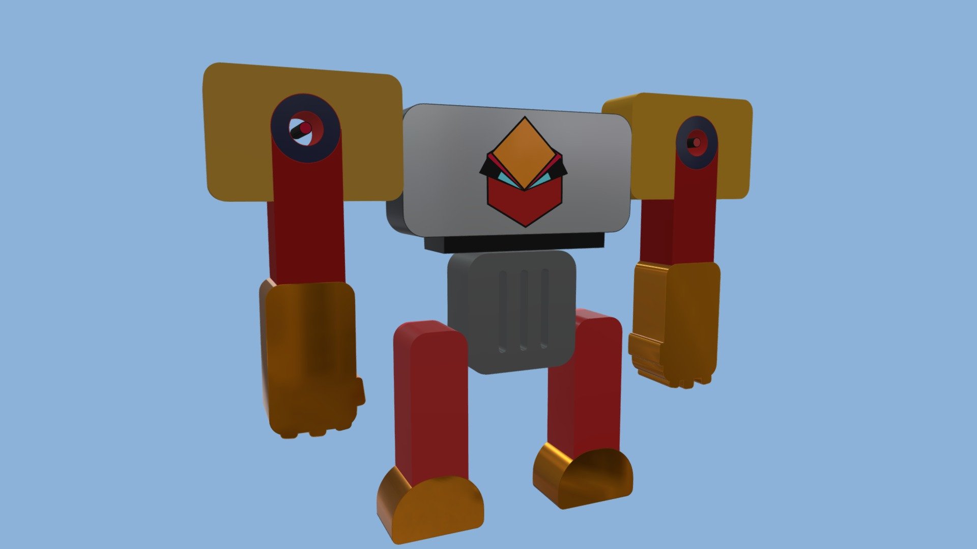 The BIG BANG :Robot 3D Illustrator - 3D model by Mathis_Corbeil ...