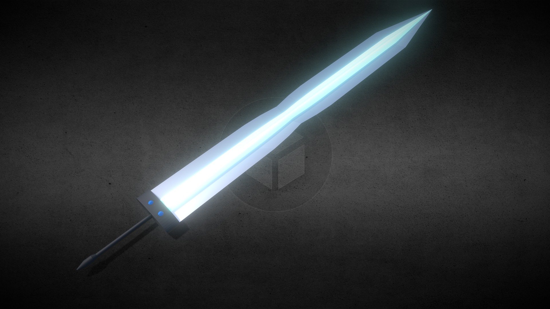 Glass Sword Low Polly - Download Free 3D model by Gottin slim ...