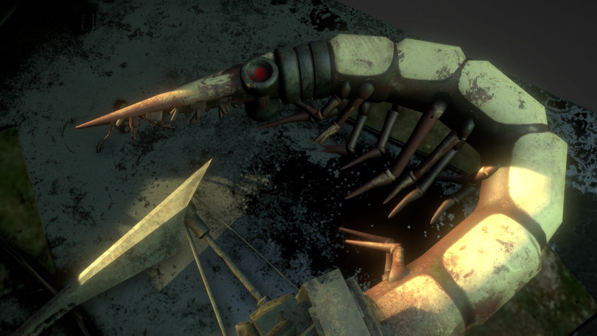 Prawn Creature - 3D model by Oscar Koraca (@oscarkoraca) [6f4ae9d ...