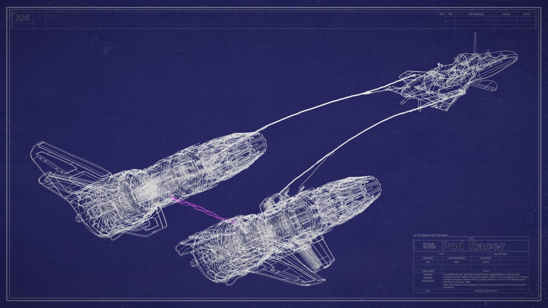 New Podracer design for May the 4th - 3D model by sy-kim [6f4b17e ...