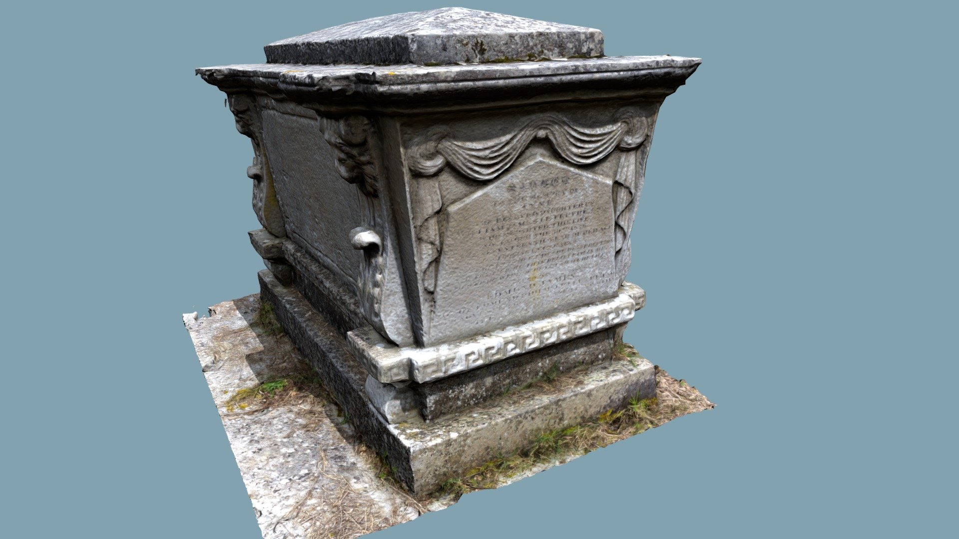 Tomb of John Emilius Le Feuvre - Download Free 3D model by ppashen ...
