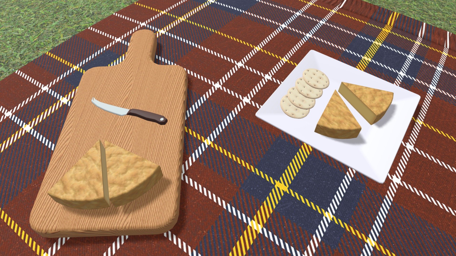 Full Picnic Scene - 3D model by Mellie (@melliefrusher) [6f4c56c ...