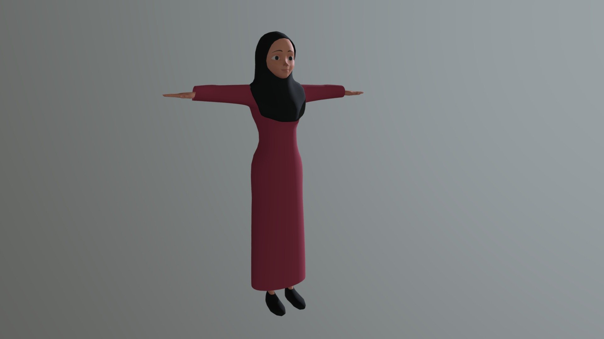 hijab muslim woman - Download Free 3D model by Yasser.Hamedah [6f4d486 ...