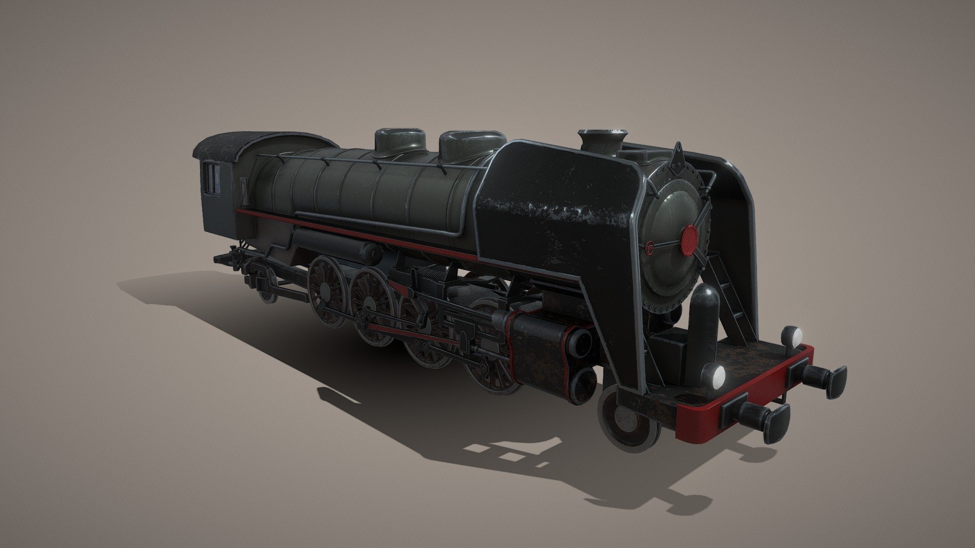 Locomotive SNCF 141R - Download Free 3D model by Mickael.Chan [6f4d9ad ...