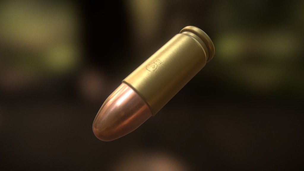9mm bullet - 3D model by Lukáš Marek (@lukas_marek) [6f5098d] - Sketchfab