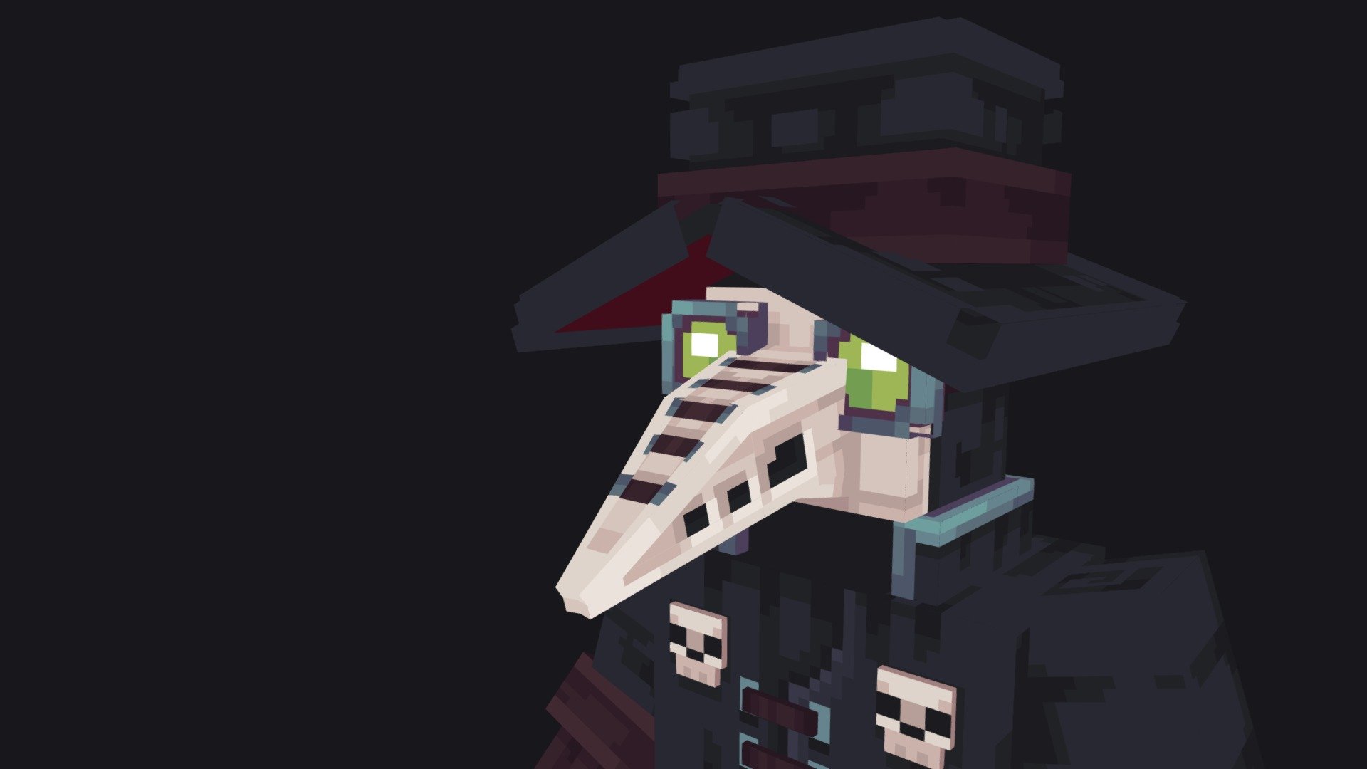 Plague Doctor [Minecraft] - 3D model by Maks - Art (@maksart1) [6f5119e ...
