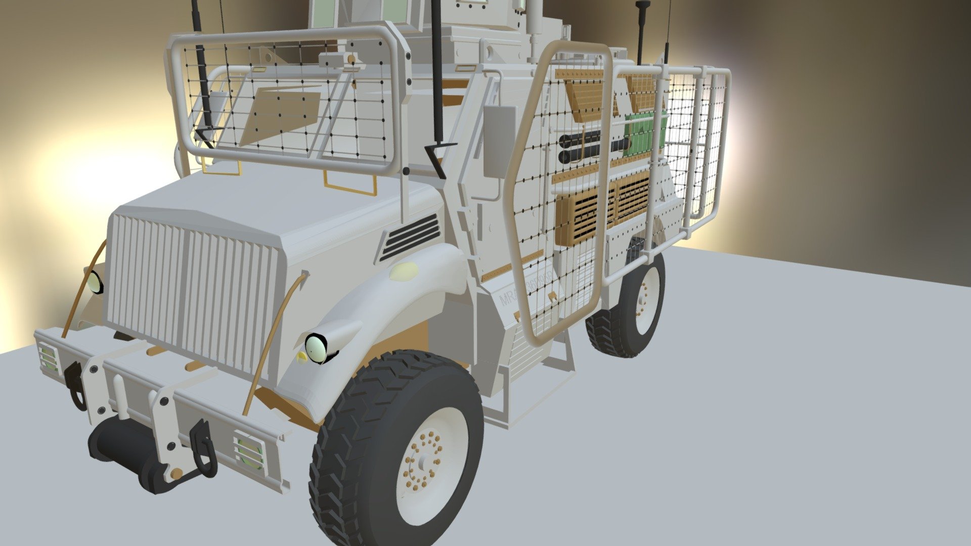 Army Truck Mrap - 3D model by tonybronca [6f516b1] - Sketchfab