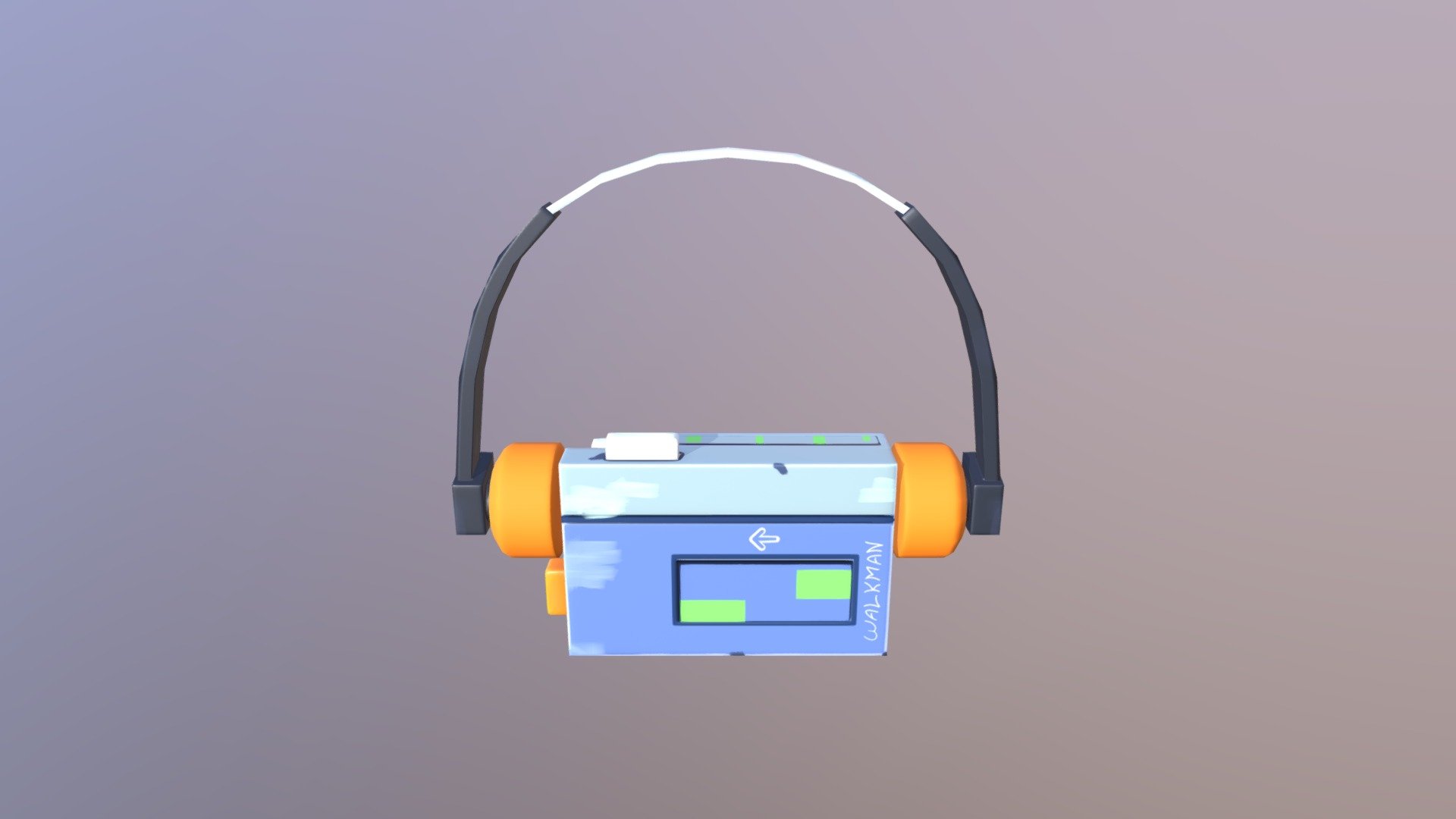 Walkman - 3D model by Aidyn (@sile) [6f526fe] - Sketchfab