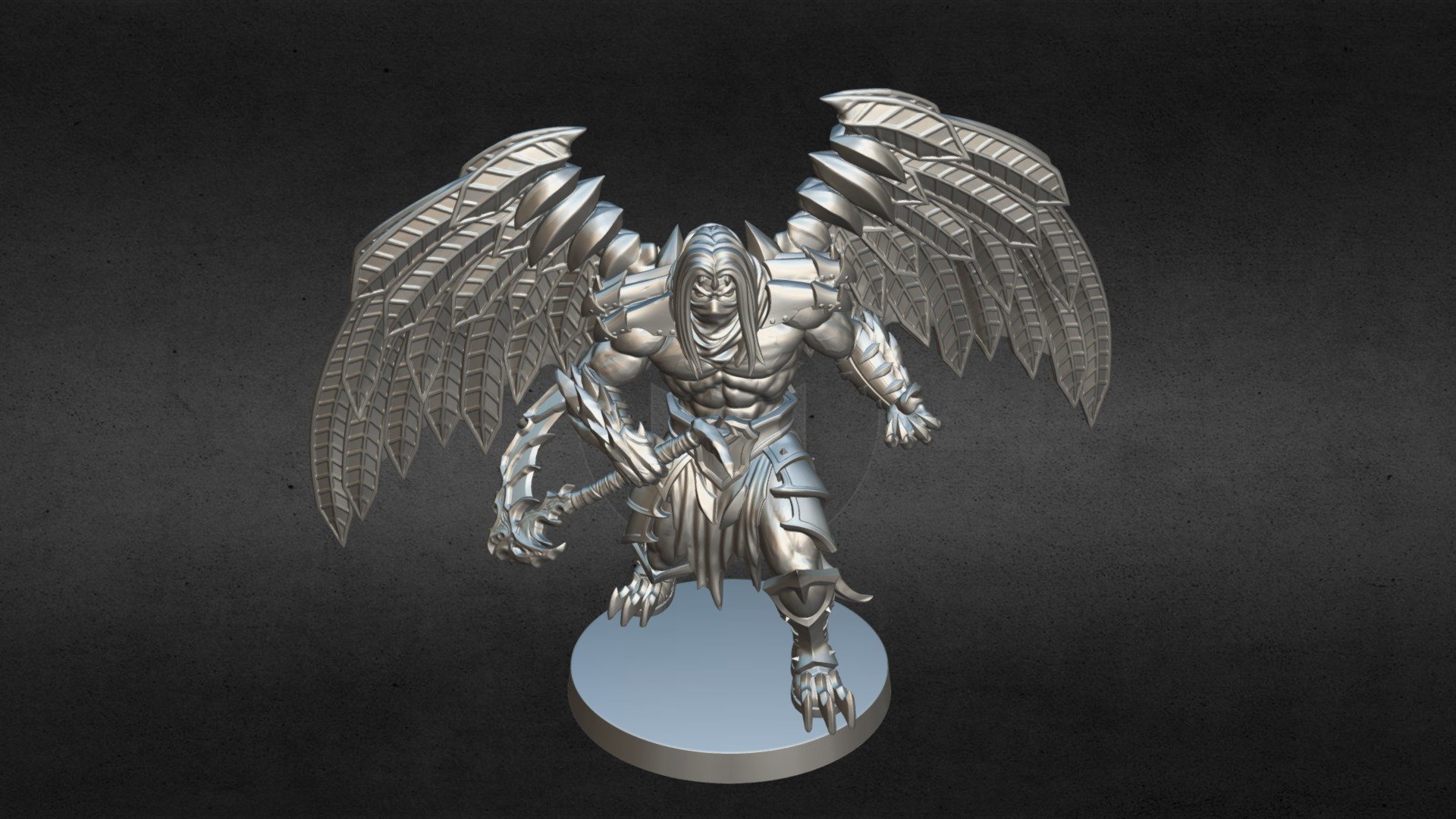 Sword & Sorcery - Grimnir the Raven Master Enemy - 3D model by Ares ...