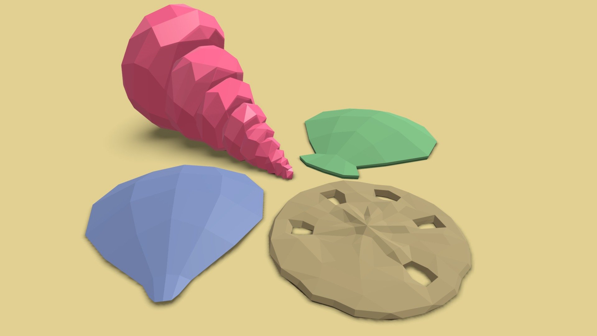 Shells - Download Free 3D model by rkuhlf [6f531fb] - Sketchfab