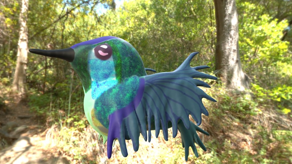Hummingbird - 3D model by reizibarrientos [6f55bf2] - Sketchfab