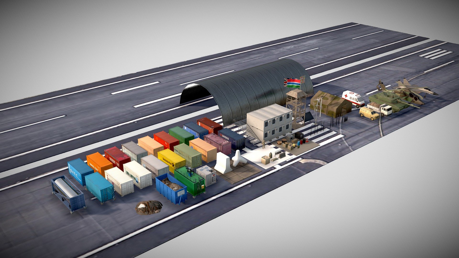 Military_Mother_Base_Kit - Buy Royalty Free 3D model by Léonard_Doye ...