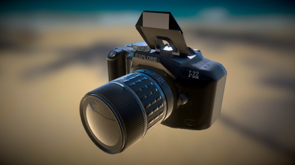 DSLR Camera - 3D model by skarregaard89 [6f5708c] - Sketchfab