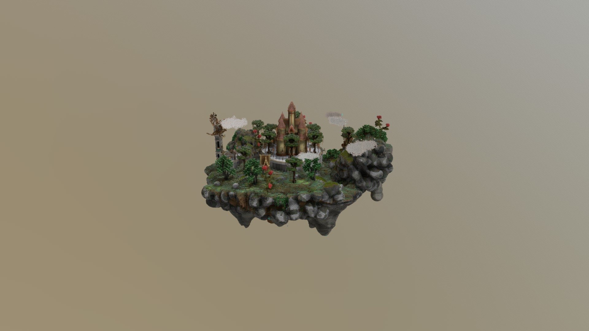 Minecraft Spawn - 3D model by noteaforyou [6f57c7c] - Sketchfab