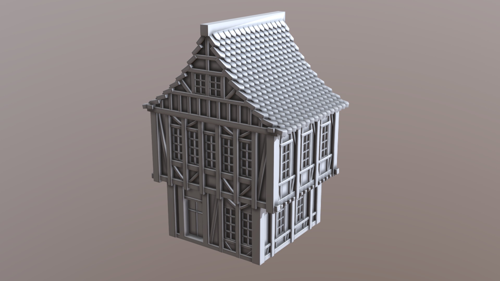 Tudor Building 02 - 3D model by thelazyforger [6f5920e] - Sketchfab