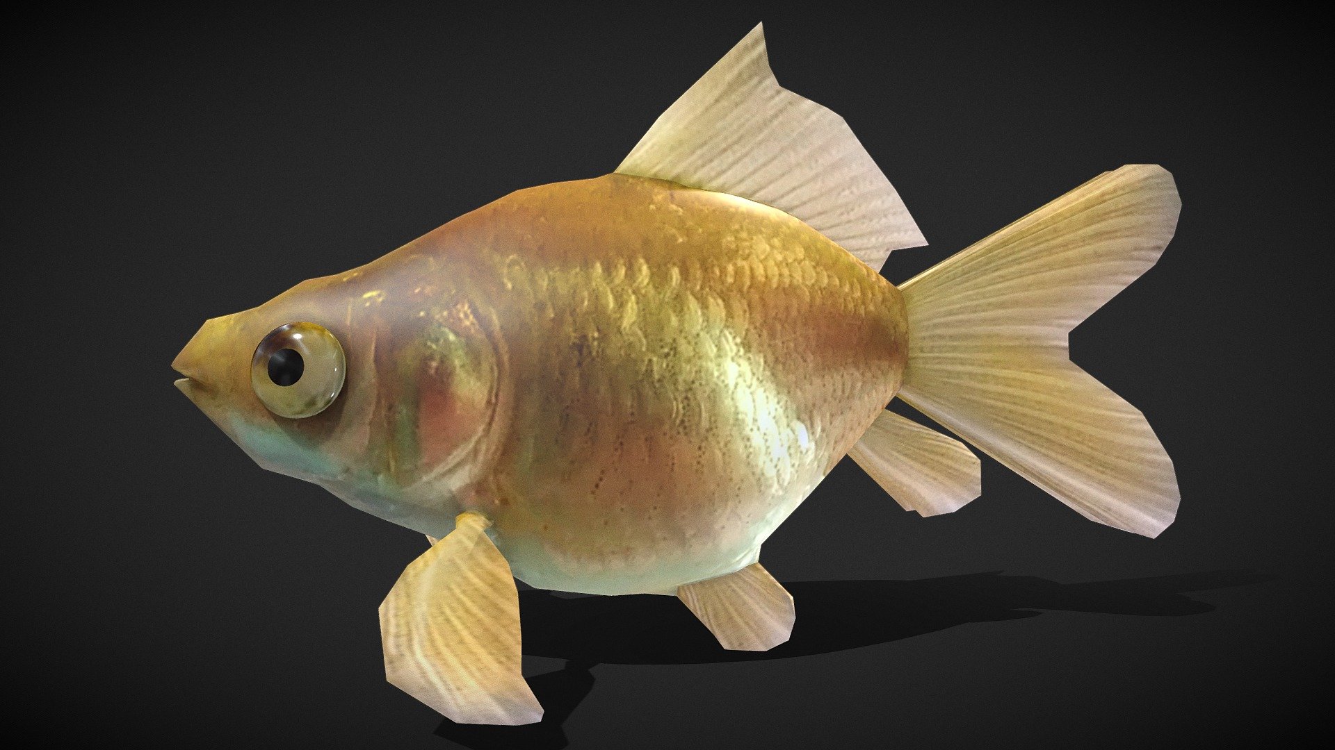 Goldfish fry - 3D model by batatanikita [6f59c31] - Sketchfab