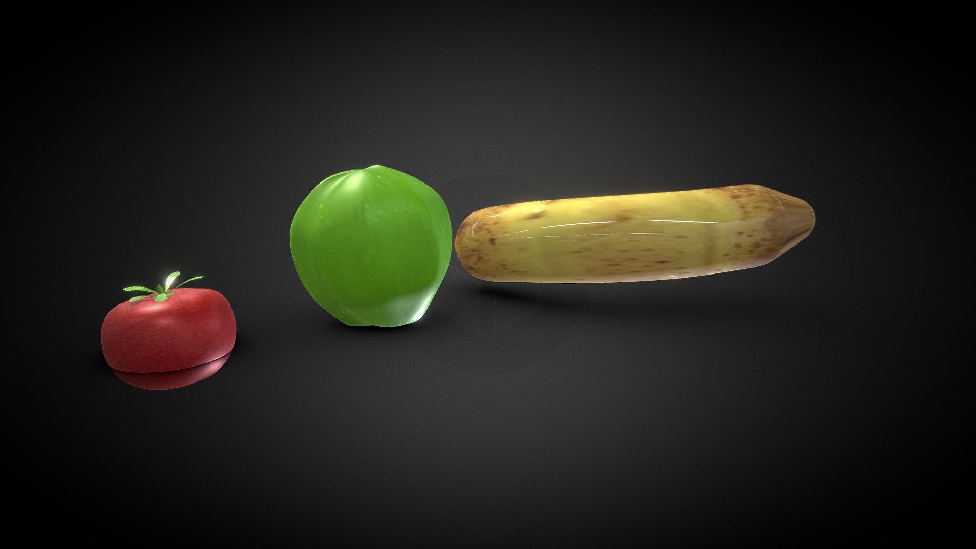 Fruits - Download Free 3D model by Anubhav Upadhyay (@anubhavupadhyay ...