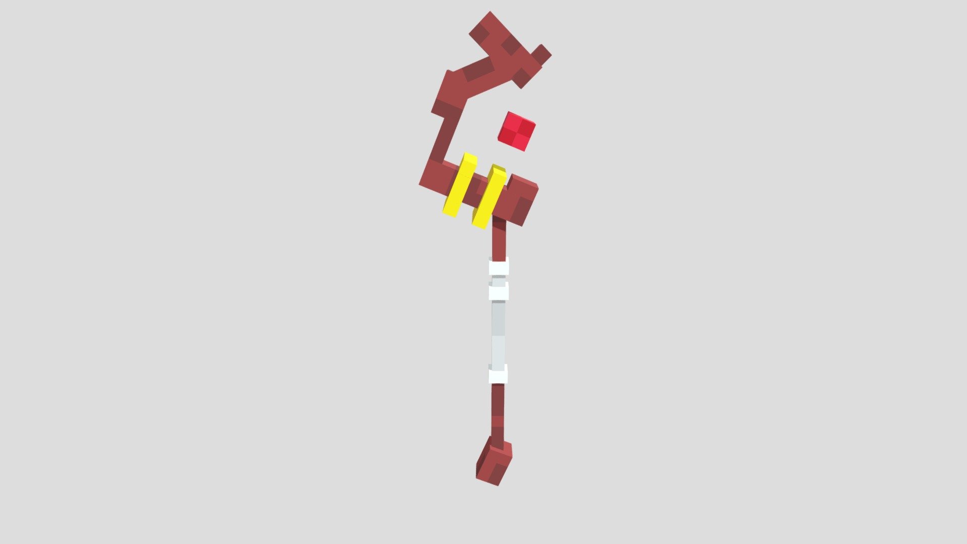Fire Staff - 3D model by Sanya Cat (@sanyacat) [6f5ba07] - Sketchfab