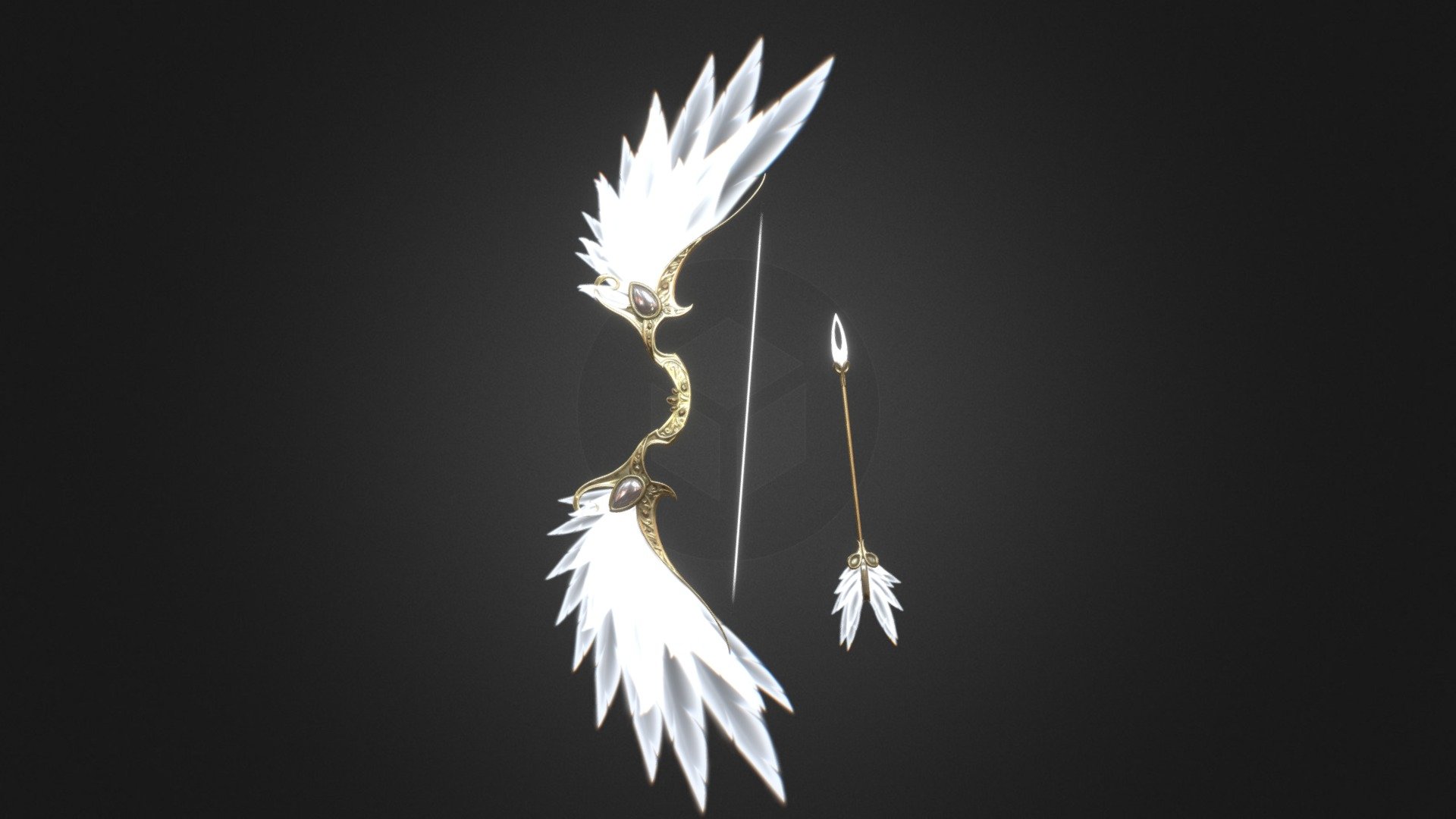 Fantasy Bow - Download Free 3D model by July (@july.pl034) [6f5be03 ...