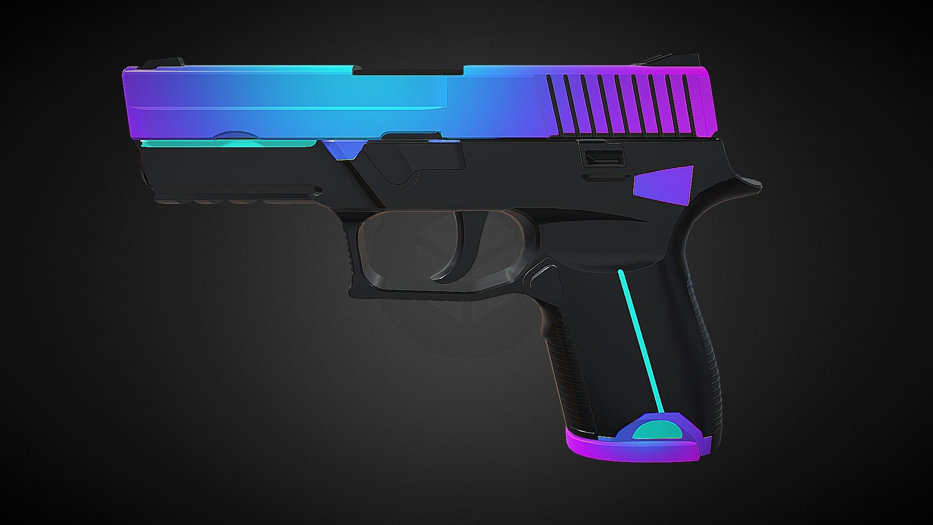 P250 Cyber - 3D model by DimasVale [6f5c809] - Sketchfab