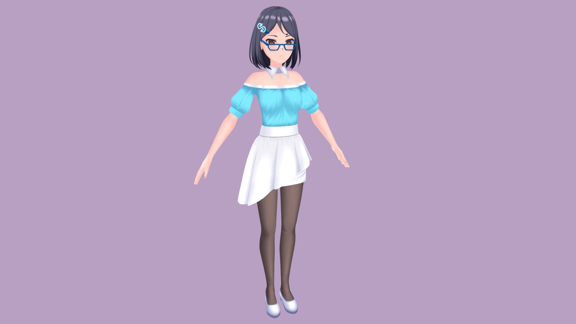 Yearn Finance Waifu - 3D model by Friendly_Kot [6f5d61e] - Sketchfab