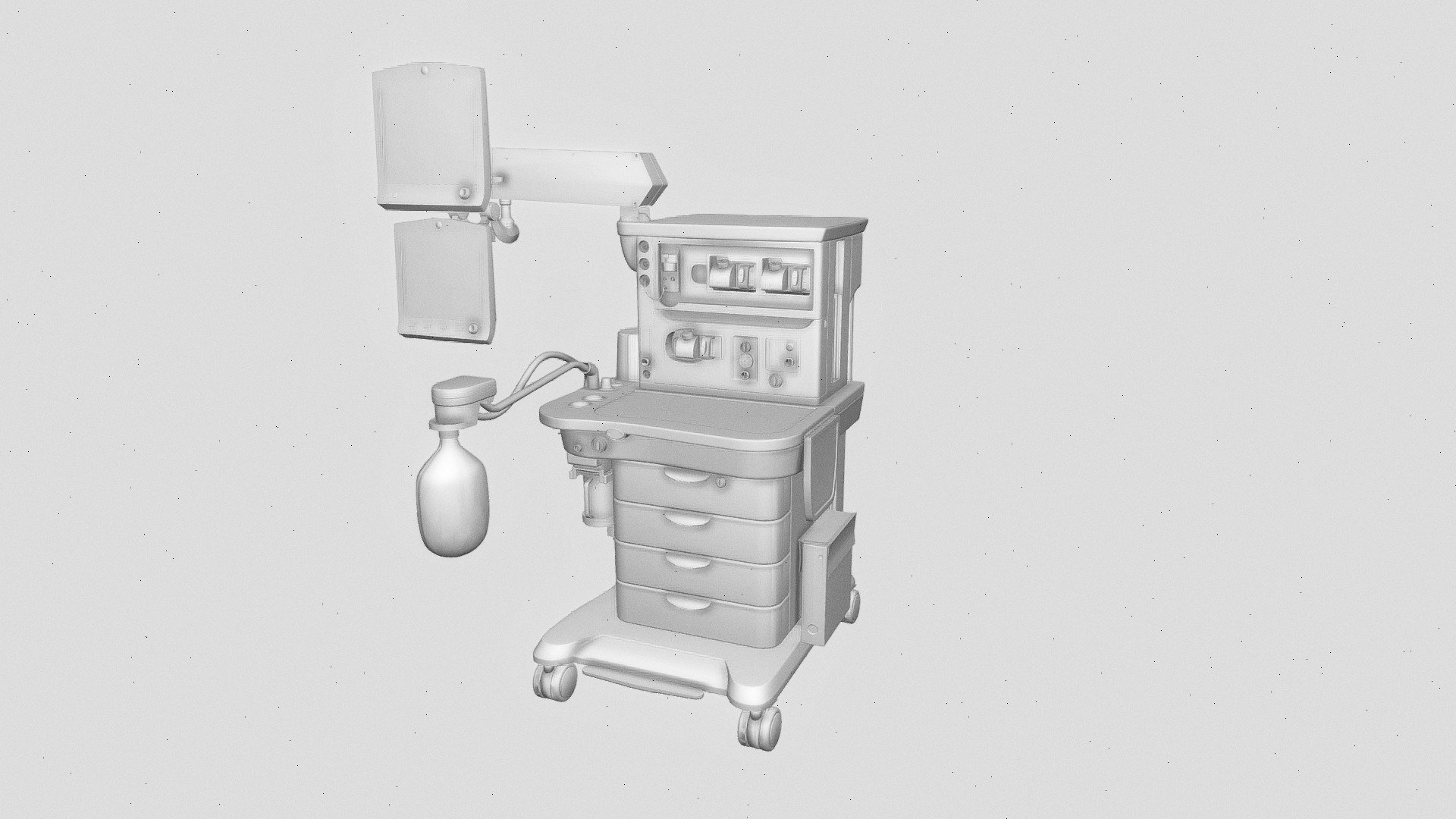 Anesthesia Aisys CS2 GE - 3D model by Riy3Ds [6f5db71] - Sketchfab