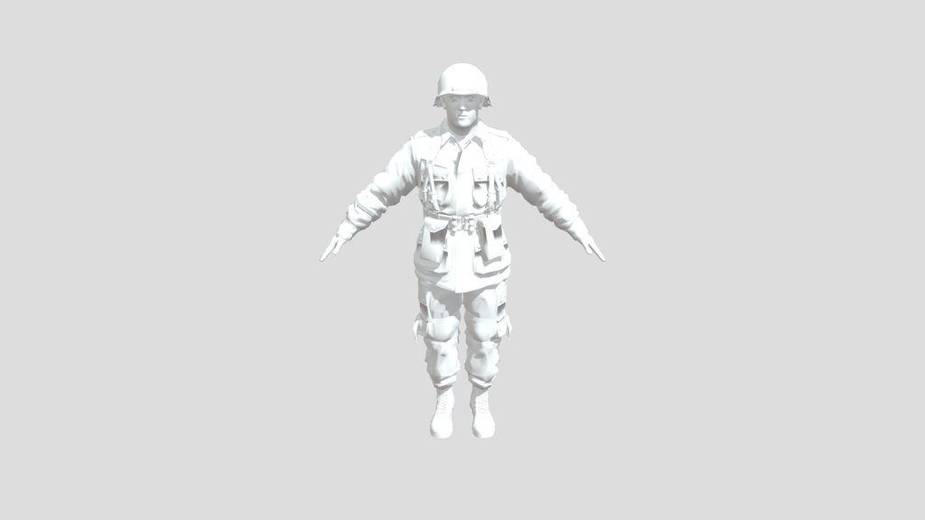 WW2-Soldier - A 3D model collection by LW1999 - Sketchfab