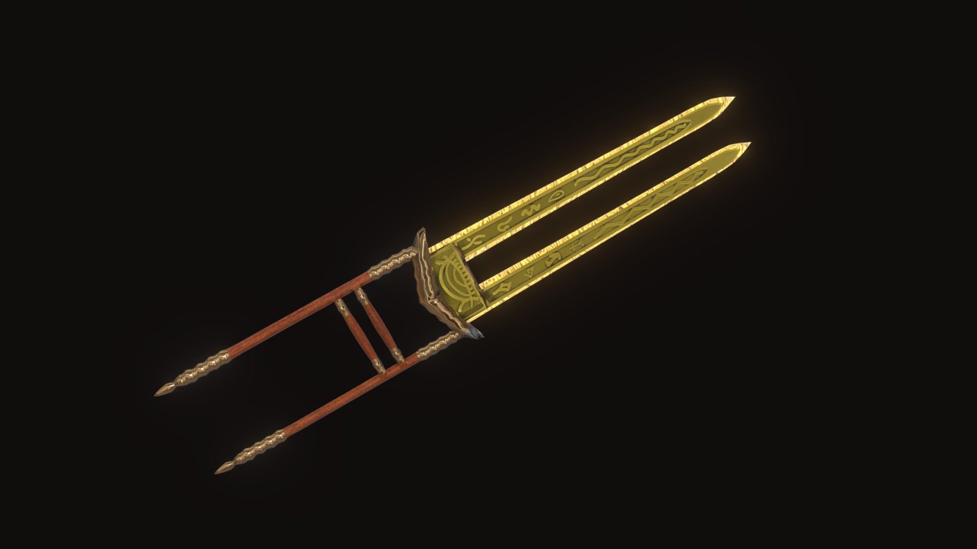 Sacred katar - 3D model by JhosserLab [6f61b81] - Sketchfab