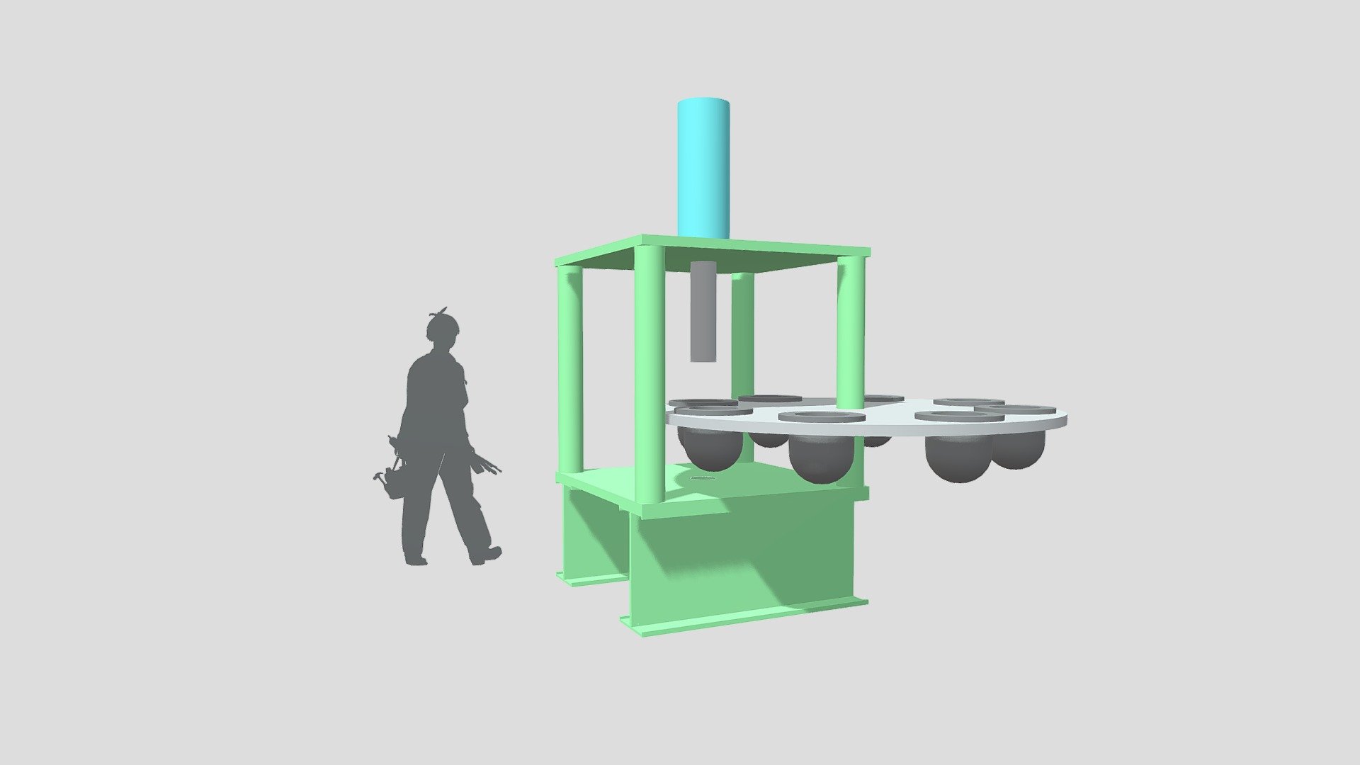 Machine - 3D model by kanishka09 [6f620a7] - Sketchfab