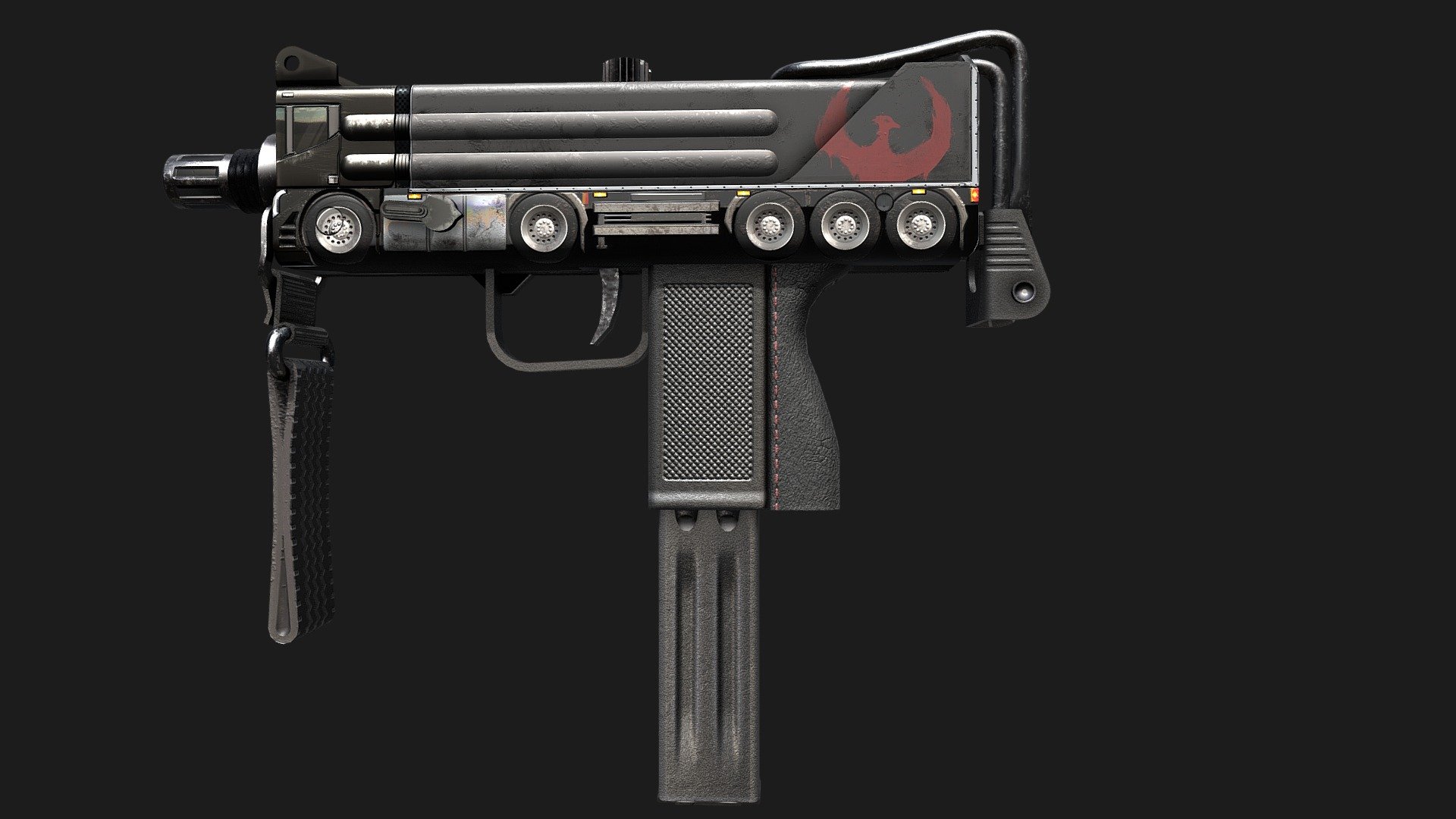 Mac10 | Toy truck black - 3D model by senkizh [6f62764] - Sketchfab
