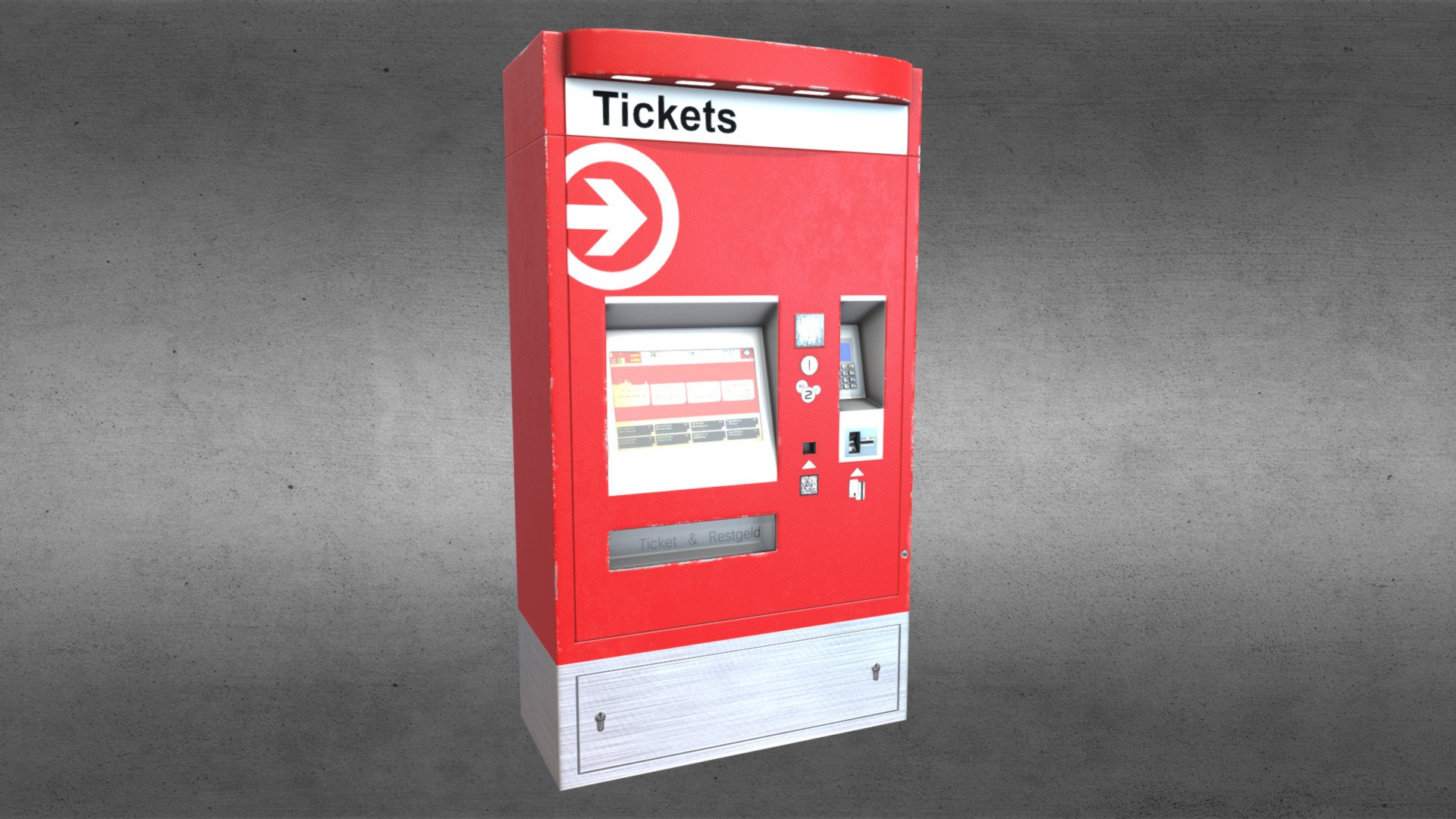 Subway Ticketmachine - 3D model by Daniel Brück (@daniel.brueck ...