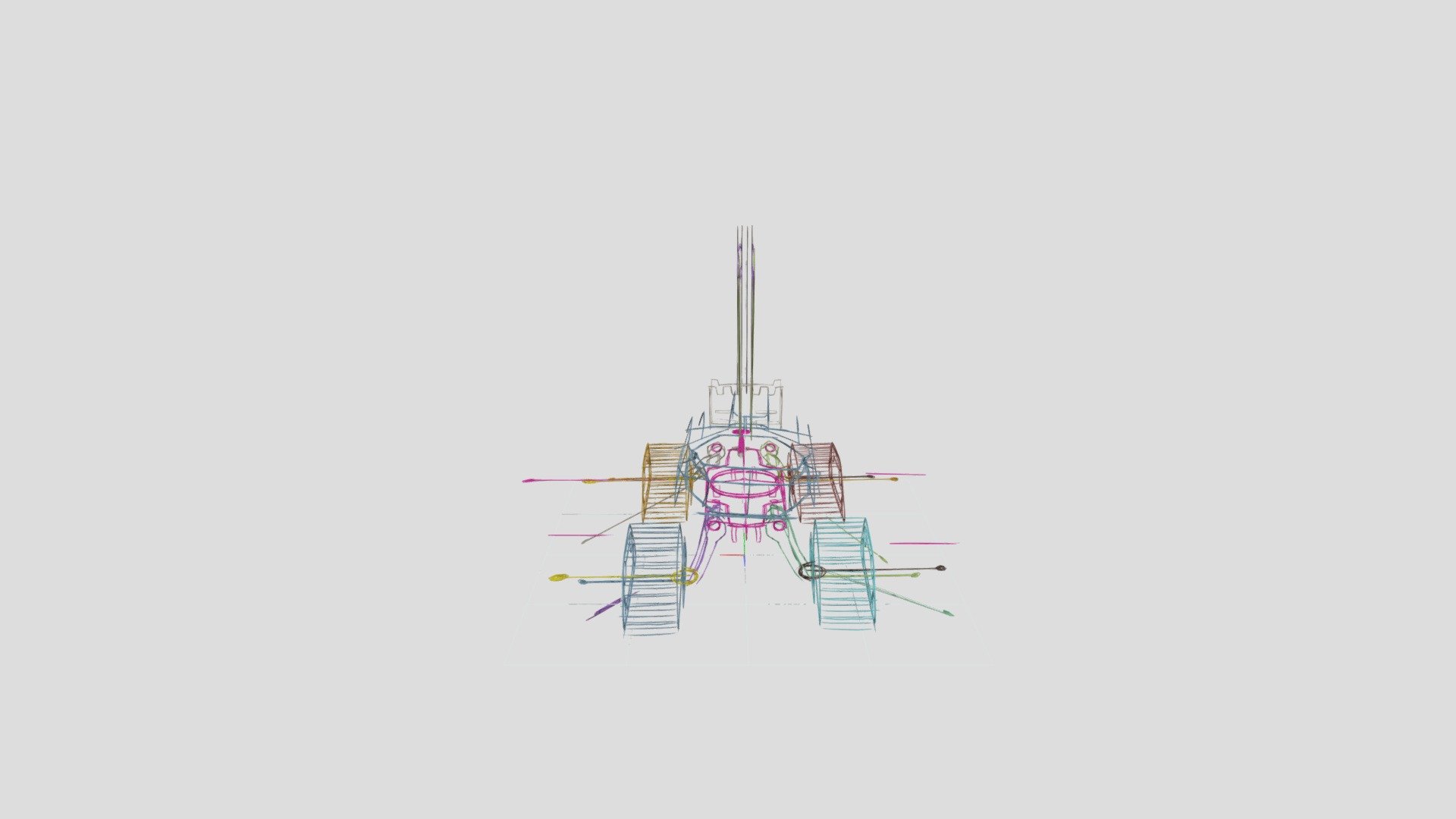 Excavator 2 - Download Free 3D model by han1991bit [6f631c0] - Sketchfab