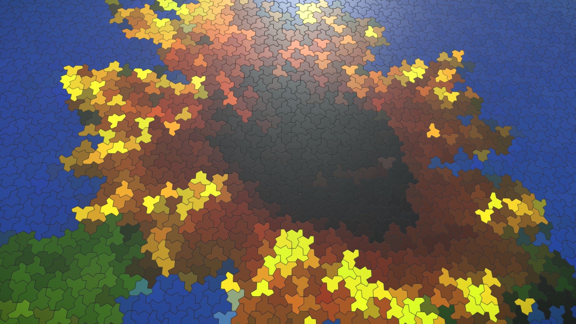 Monotile Puzzle - 3D model by mikedludlam [6f64bc9] - Sketchfab