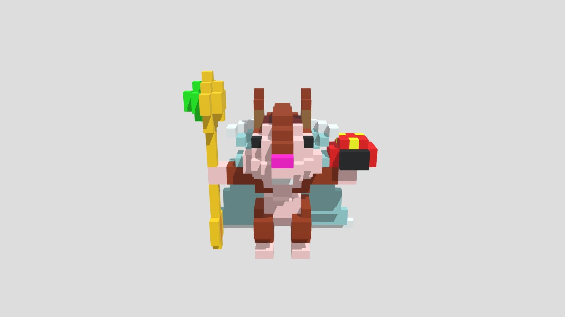 Squirrel Wizard - 3D model by colombo0718 [6f65b68] - Sketchfab