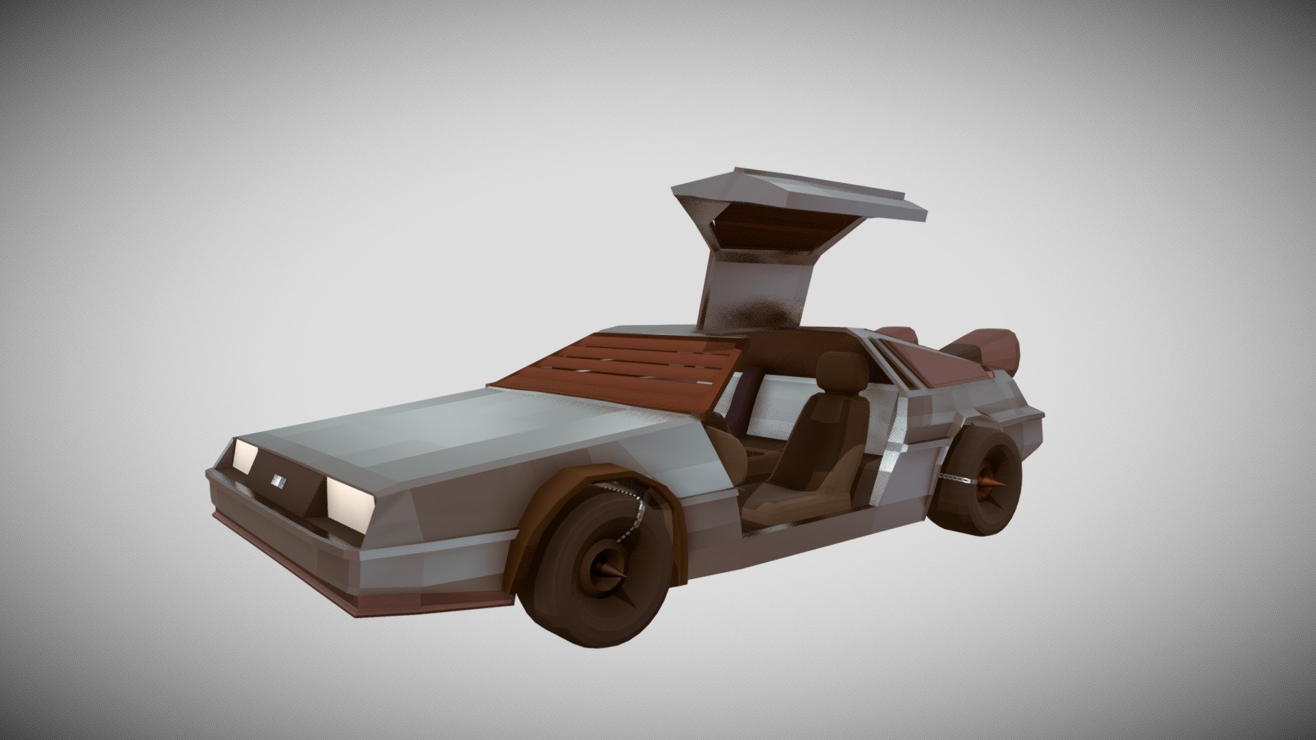 DMC-12 in post apocalypse - 3D model by Aleksey_kosarev [6f662a7 ...