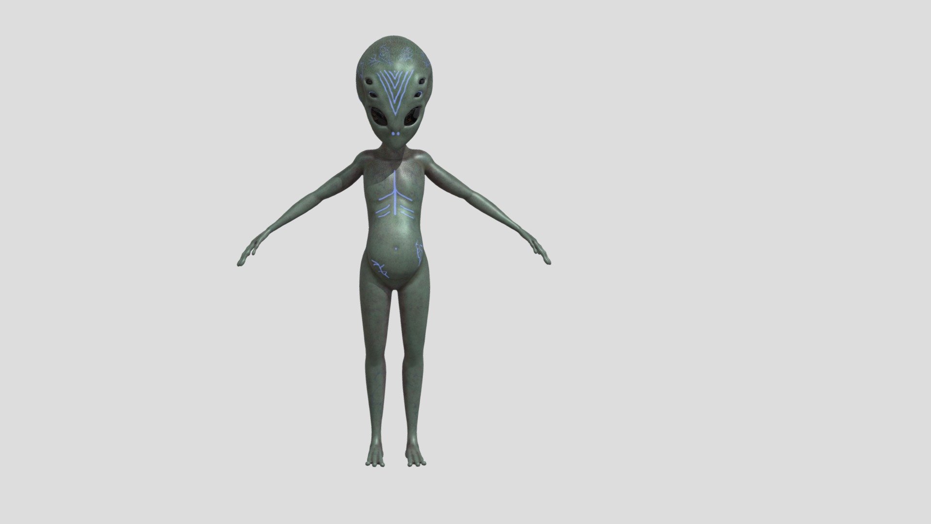 Alien Kind - 3D model by xXGrowGuruXx [6f6701e] - Sketchfab