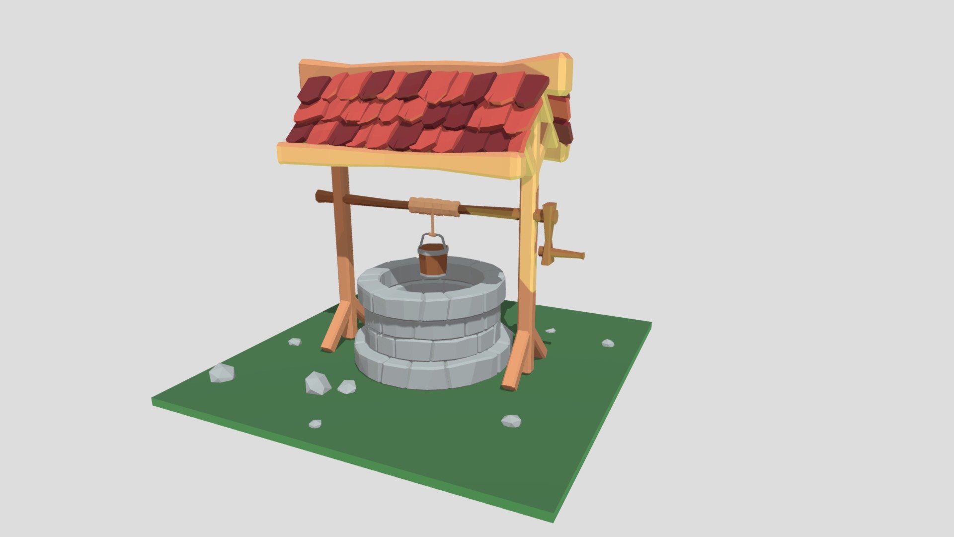 Low Poly Well - Download Free 3D model by akdmisha [6f67dd8] - Sketchfab