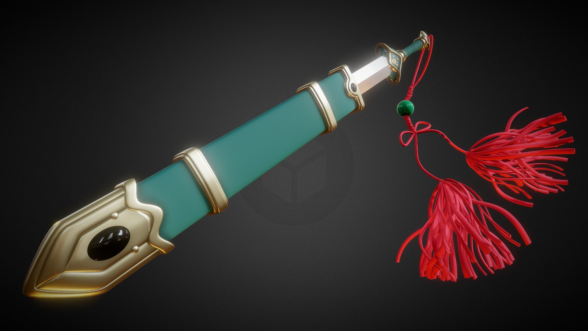 Printable Shaoran Li´s Sword & Sheath - Buy Royalty Free 3D model by ...